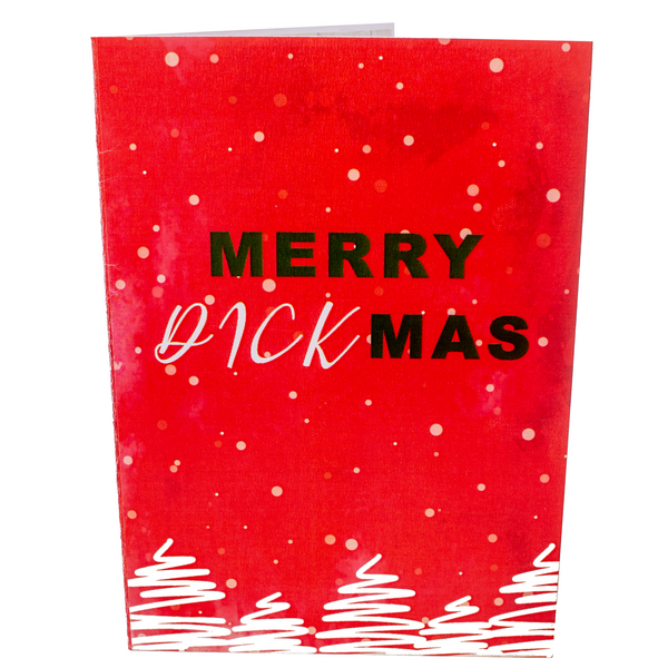 Merry Dickmas | Inappropriate 3D Pop Up Christmas Greeting Cards – DPC
